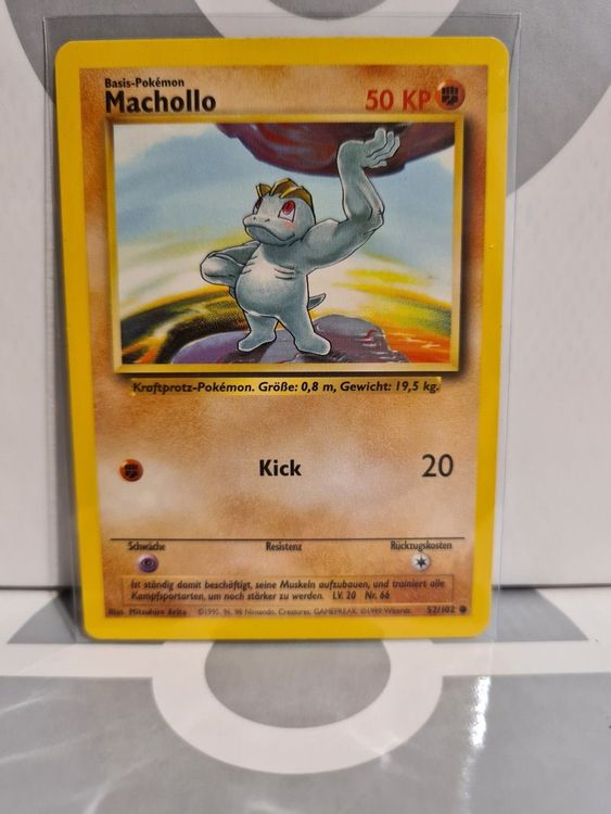 MACHOLLO BASE SET POKEMON KARTE 1999 (Gebraucht) in Uerzlikon für CHF 1 ...