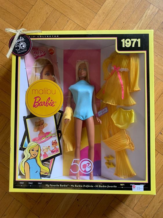 Barbie Malibu Vintage Barbie 1971 50th Anniversary (Neu und ...