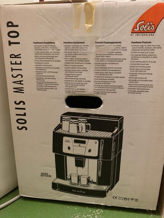 Solis Master Top 2 Tassen Vollautomat (Gebraucht) in für CHF 90 – nur ...