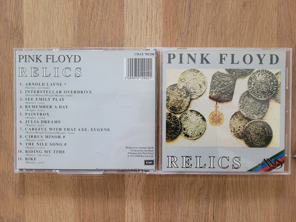 CD Pink Floyd - Relics, 1971 (Gebraucht) in Nebikon für CHF 3 – mit ...