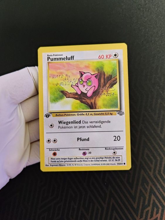 Pummeluff 1. Edition Pokemon Karte (Gebraucht) in Killwangen für CHF 3 ...