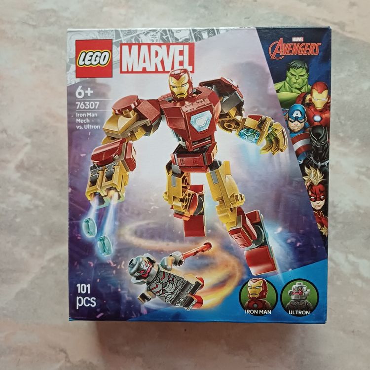 Lego Marvel Super Heroes -Iron Man Mech vs. Ultron 76307 (Neu und ...