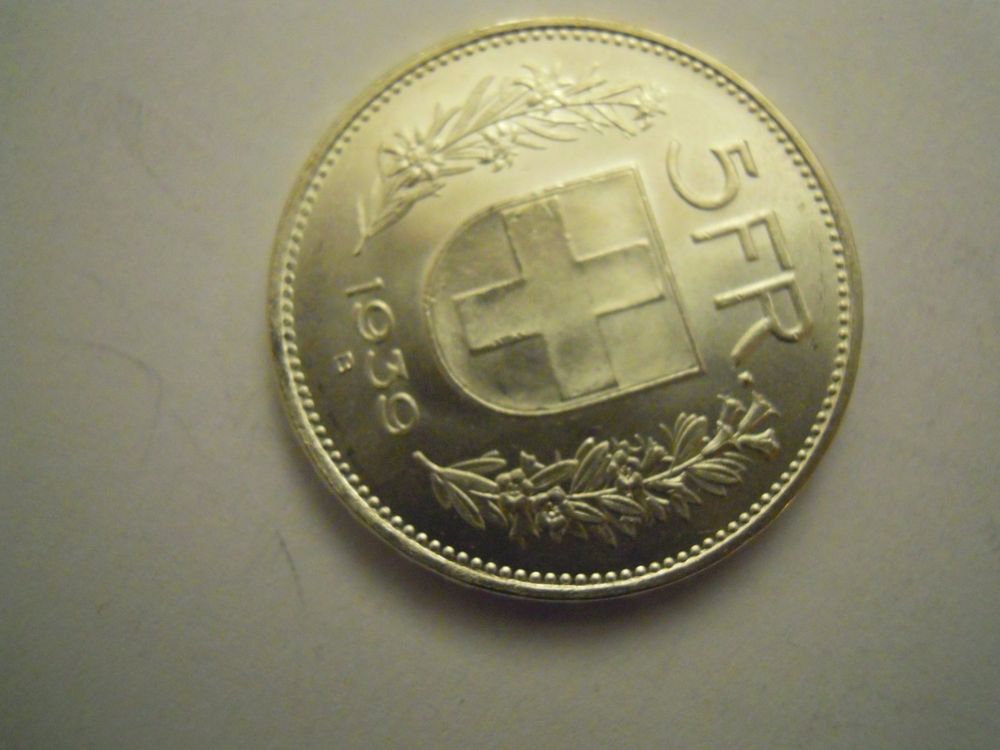 5 Fr. 1939 unz/stgl (Neu (gemäss Beschreibung)) in Kriegstetten für CHF 15 – mit Lieferung auf ...