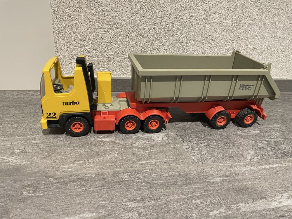 Playmobil Sattelschlepper Turbo, Kipplaster mit Anhänger | Kaufen auf ...