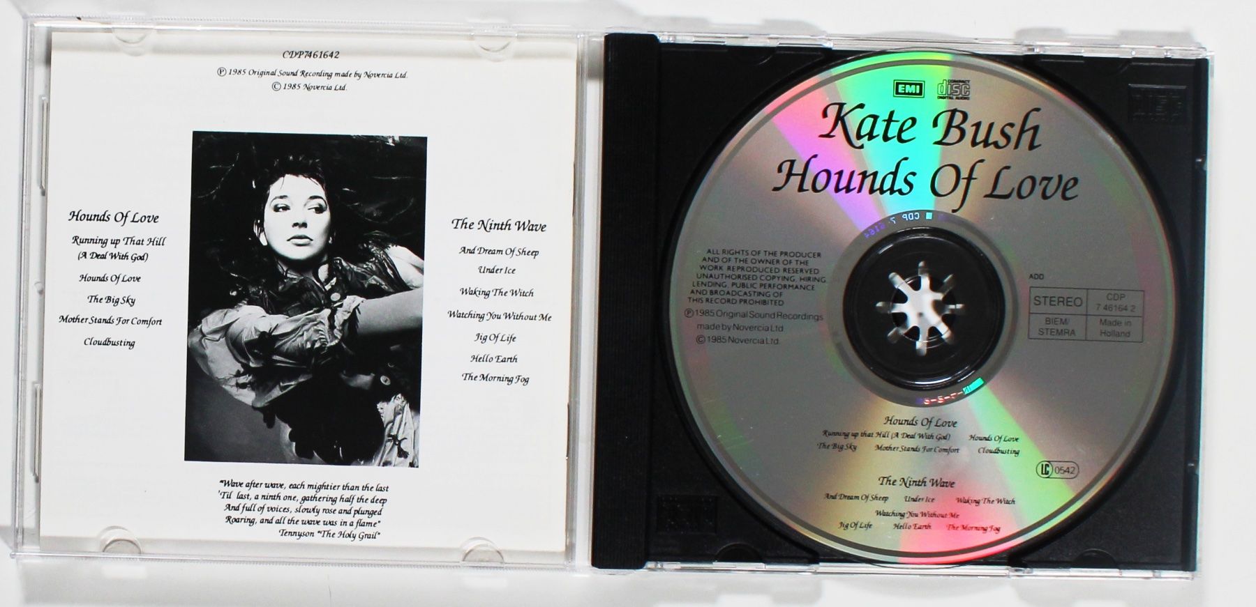 CD - KATE BUSH - HOUNDS OF LOVE 1.Auflage 1985 (Gebraucht) in ...