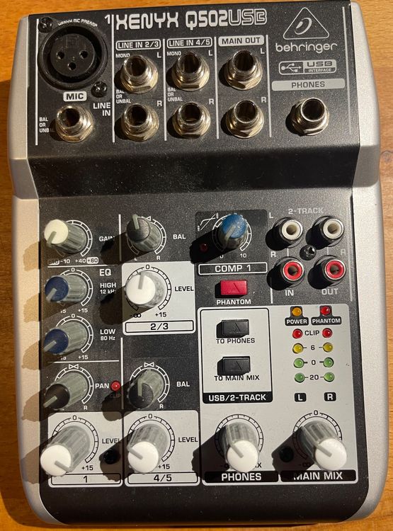 BEHRINGER XENIX Q502 USB MISCHPULT (Gebraucht) in Büron für CHF 35 – mit Lieferung auf Ricardo ...