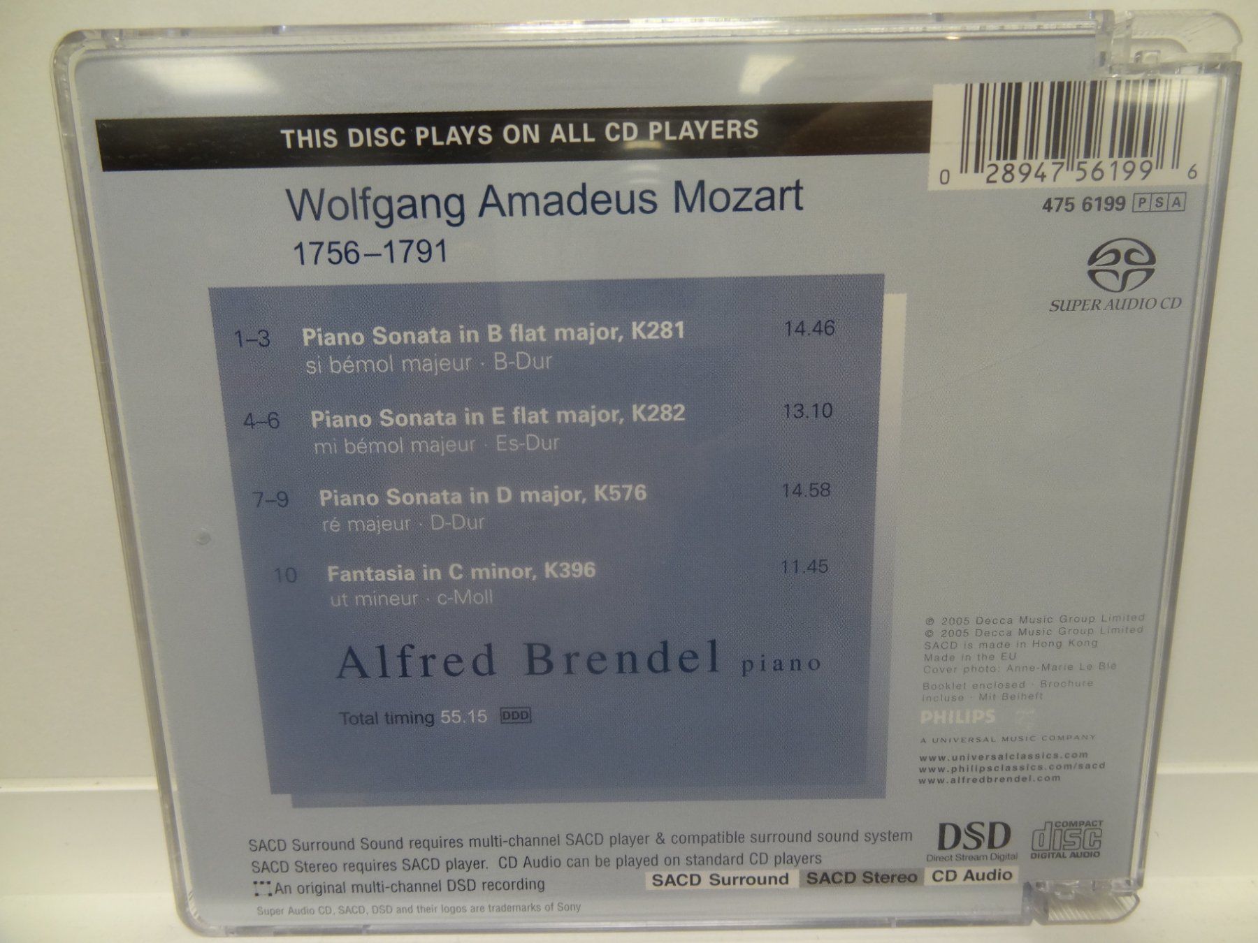 Alfred Brendel - Mozart Piano Sonatas, Philips, SACD 🎶🎼 (Gebraucht) in ...