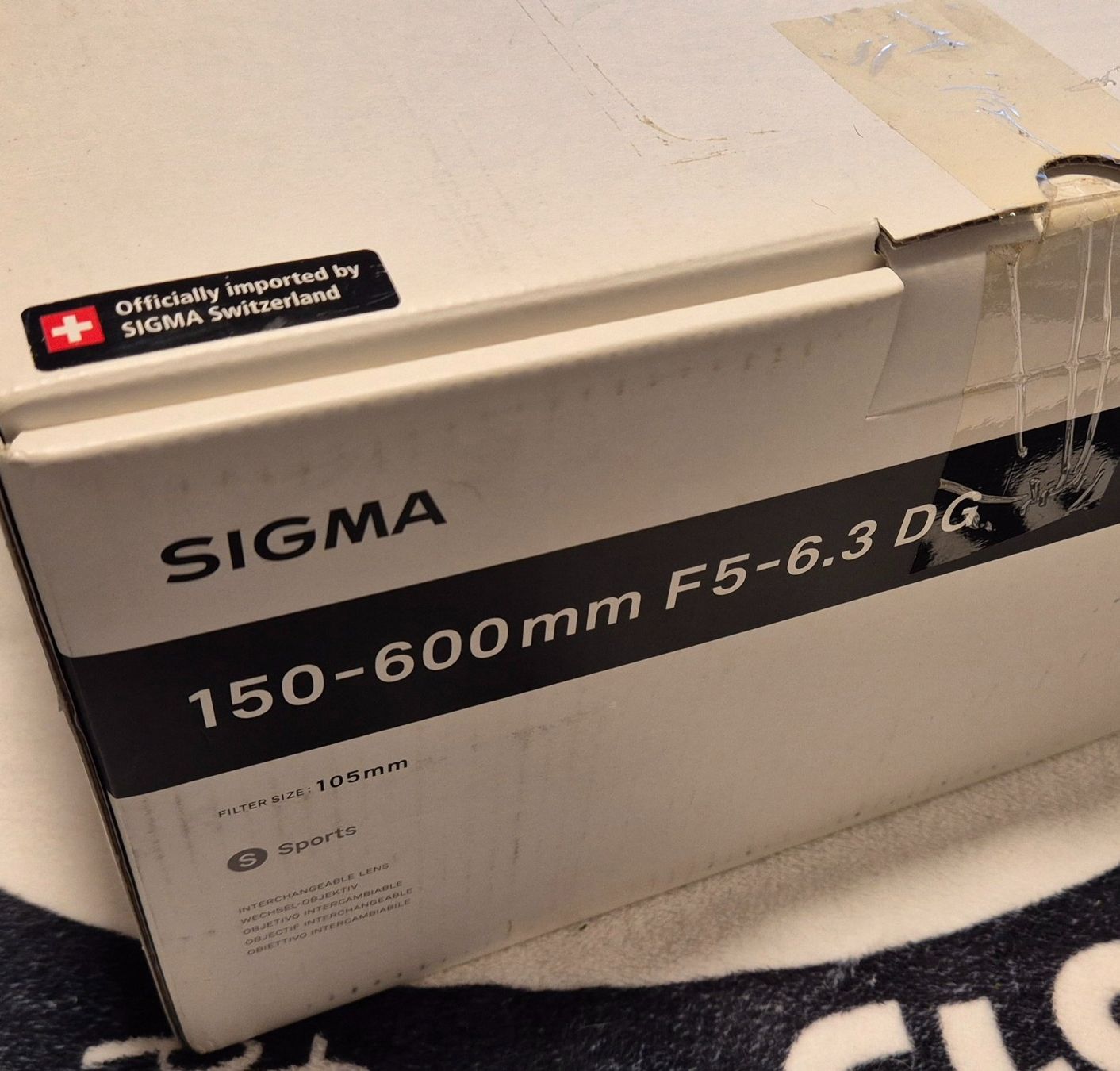 Sigma 150-600mm F5-6.3 DG Ø 105 Sport für Nikon F (D'occasion) à ...