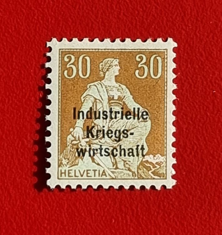 IKW INDUSTRIELLE KRIEGSWIRTSCHAFT HELVETIA Z 15 1918* (Neu (gemäss Beschreibung)) in Düdingen ...