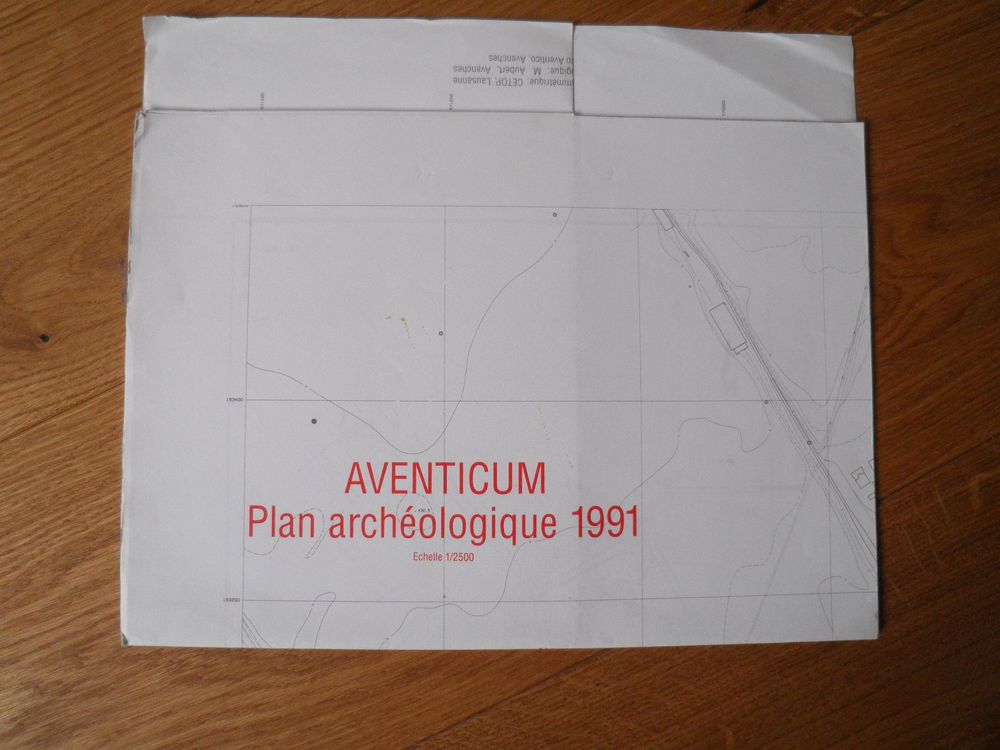 Plan Aventicum Avenches (Römer Keltenstadt Archäologie) (Gebraucht) in ...