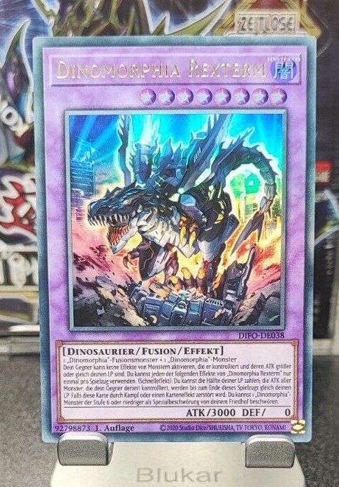 YUGIOH! Dinomorphia Rexterm DIFO-DE038 Ultra Rare | Kaufen auf Ricardo
