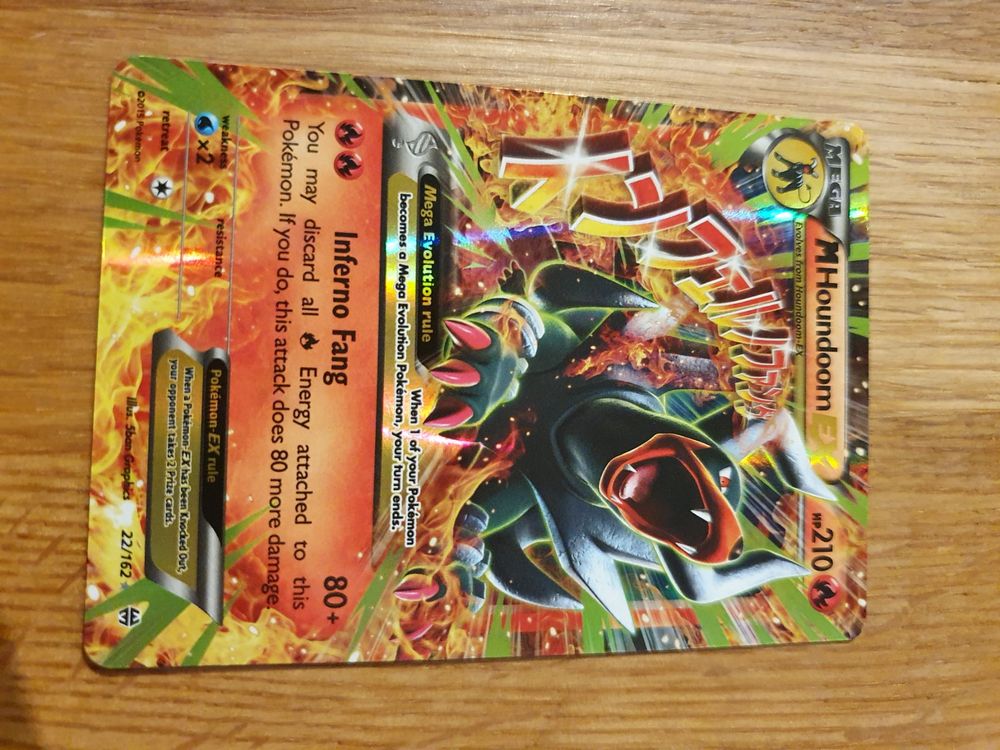 Mega houndoom ex pokemon card (Gebraucht) in Bramois für CHF 5 – mit ...