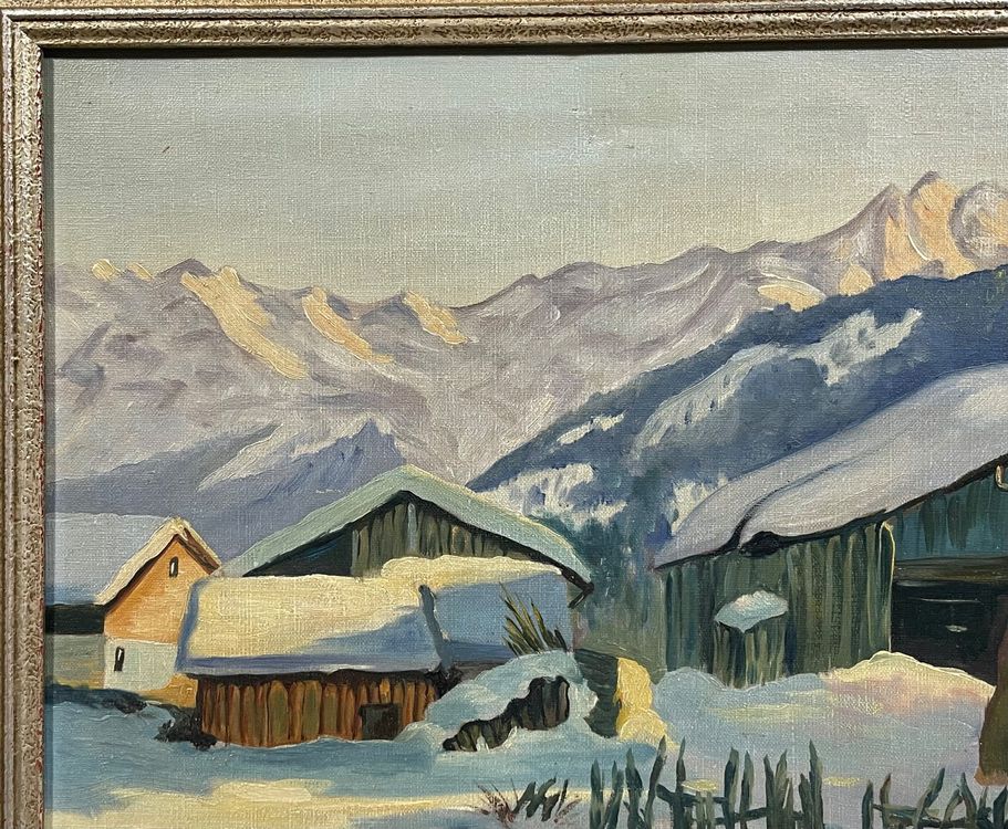 Faszinierendes Winterlandschaft Gemälde Signiert (Gebraucht) in Root für CHF 250 – mit Lieferung ...