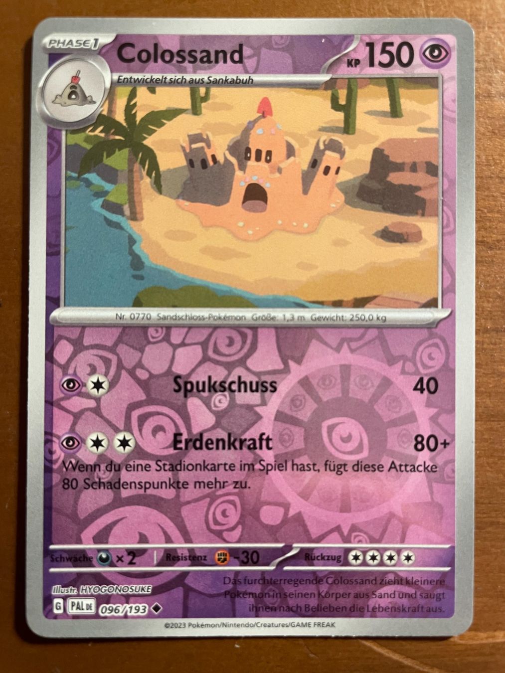 Pokemon Colossand Reverse (Versand gratis) (Neu (gemäss Beschreibung ...