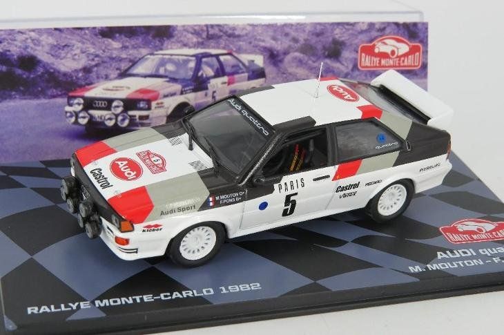 Audi Quattro Rally Monte Carlo 1982 M. Mouton / F. Pons 1:43 (Neu und ...