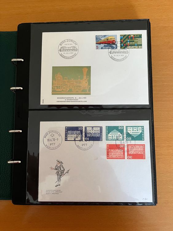 Top Album mit 80 FDC/Sonderbriefe-Kehrdrucke/Maximumkarten | Kaufen auf Ricardo