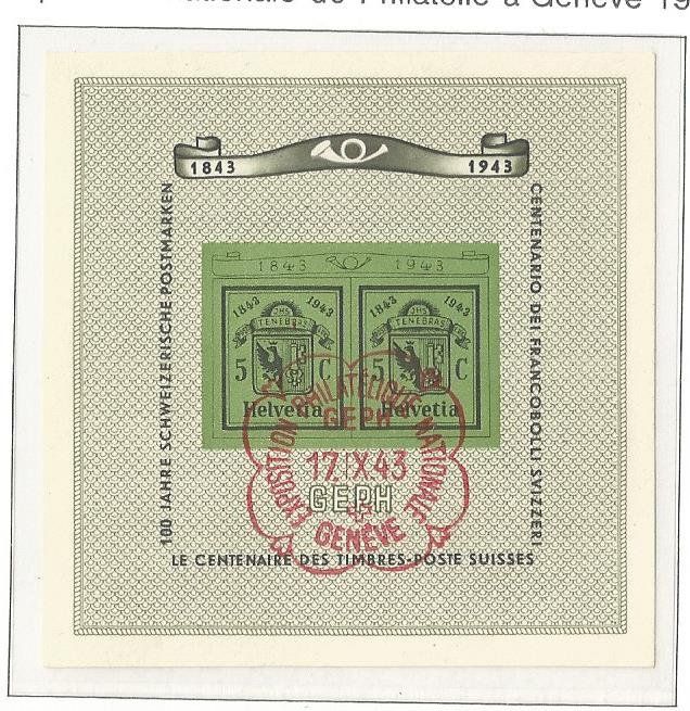 ** SCHWEIZ::: BLOCK W18 - 1943 ** | Kaufen auf Ricardo
