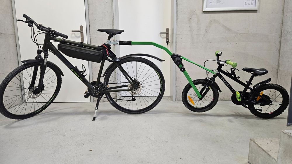 Kinder Fahrrad Tandemstange // Kids Tandem Bike Attachment | Kaufen auf ...