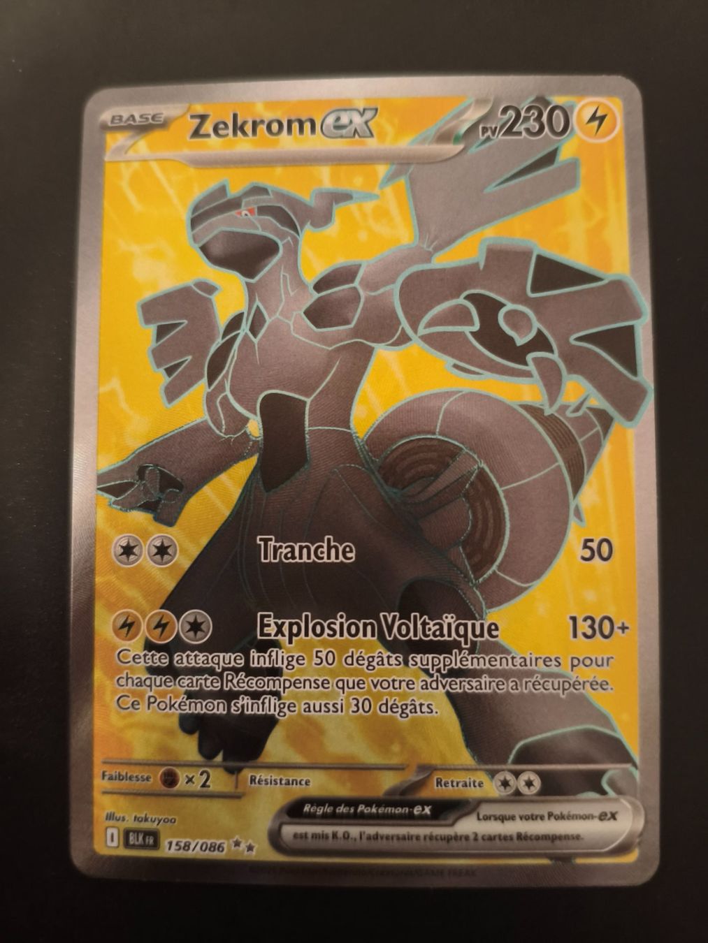 Pokémon Foudre Noire: Zekrom 158/086 FR (D'occasion) à Palézieux-Village pour CHF 7.9 – avec ...