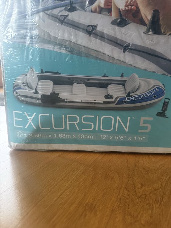 Neues Intex Excursion 5 Schlauchboot - Ungeöffnet! | Kaufen auf Ricardo