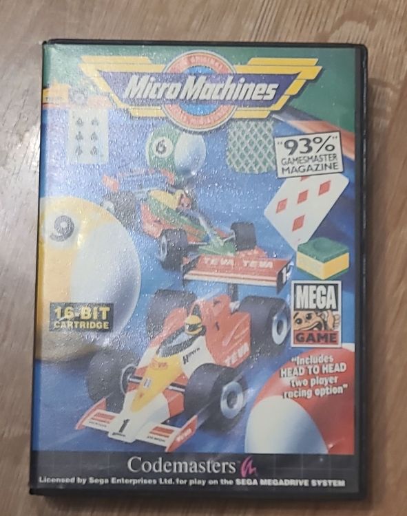 Micro Machines Sega Mega Drive Spiel Cartridge OVP (Gebraucht) in Arisdorf für CHF 25 – nur ...