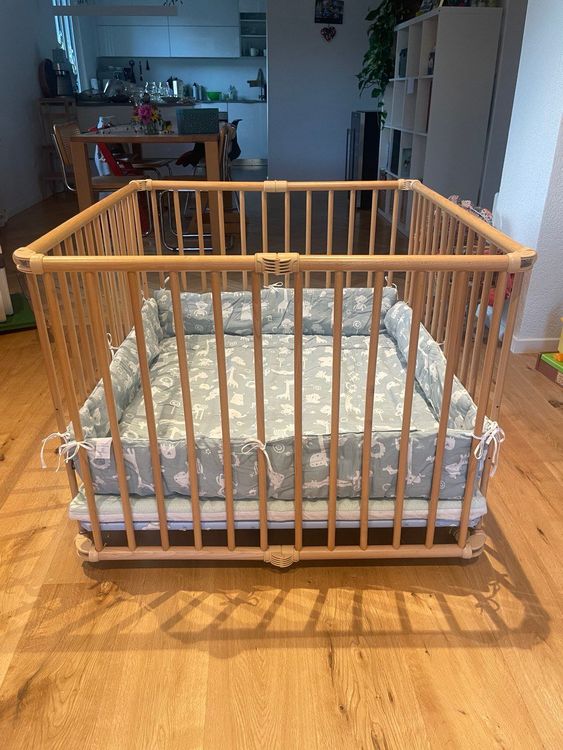 Parc à roulettes Geuther / Geuther Laufgitter mit Rollen (Gebraucht) in ...