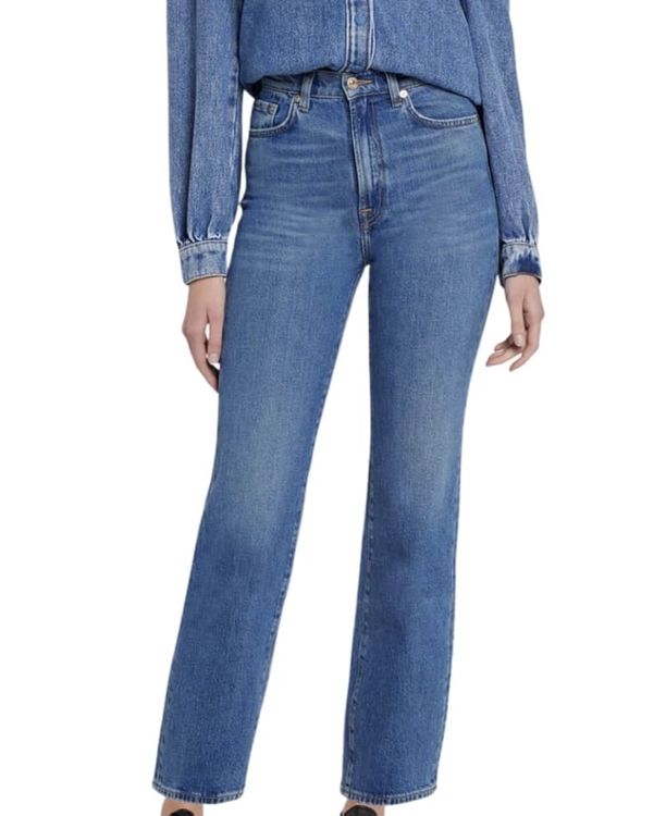 7 for All Mankind Logan Stovepipe Jeans Explorer High Rise (Gebraucht ...