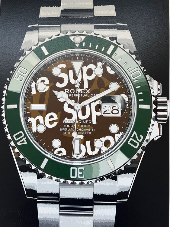 DEATH NYC « Supreme Rolex Submariner » 50/100 (Neu (gemäss Beschreibung ...