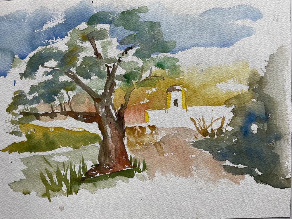 Aquarell von Leo Kalmus (1904-1986)Aus der Künstler Nachlass | Kaufen ...