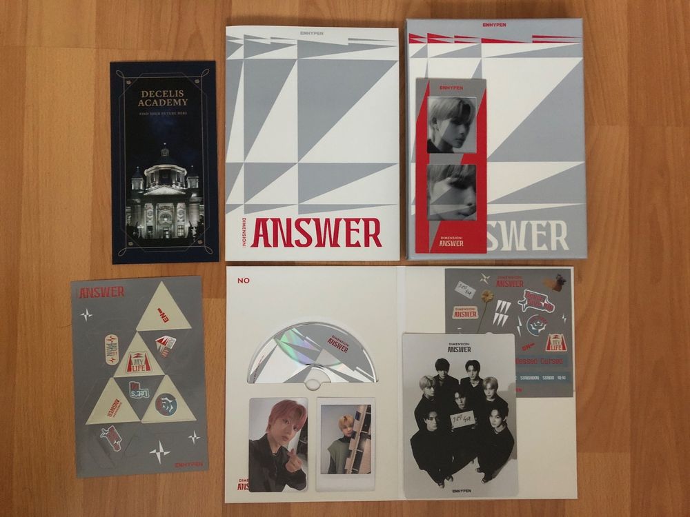 Kpop Enhypen Dimension Answer No Weverse Preorder Album (Neu (gemäss ...
