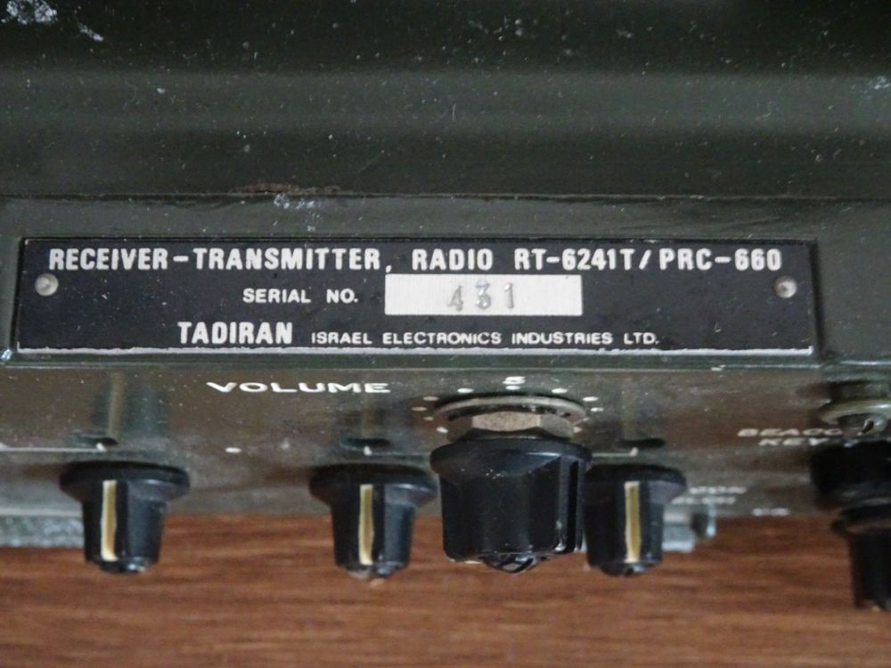 Funkgerät Militär Tadiran Israel RT-6241T PRC-660 Receiver (Gebraucht ...