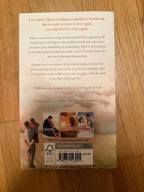 Nicholas Sparks "Safe Haven" -Taschenbuch, Top Zustand! (Gebraucht) in ...