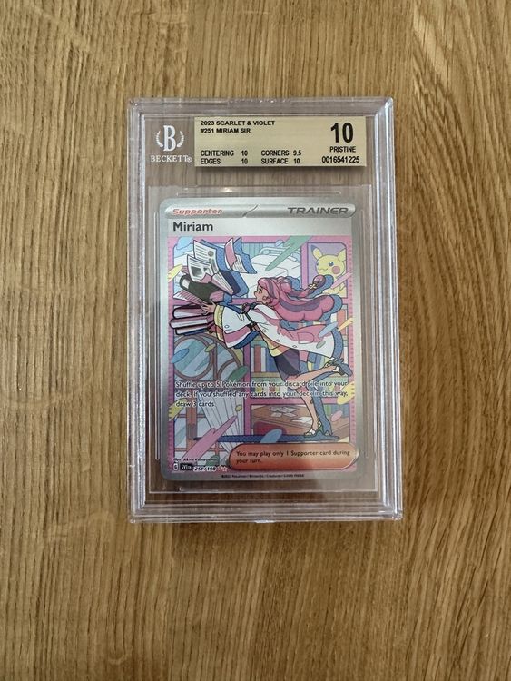 Pokemon Miriam SIR #251, BGS 10 (Gebraucht) in Horn für CHF 100 – mit ...