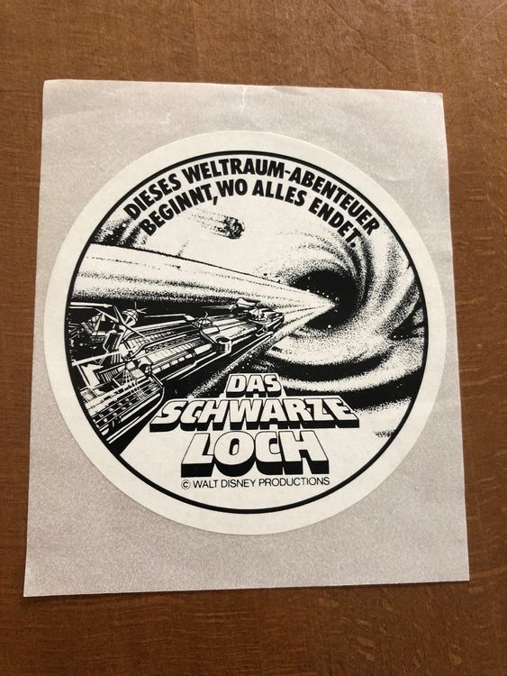 Das schwarze Loch, Walt Disney Abziehbild / Sticker / Kleber (Gebraucht) in Winterthur für CHF 2 ...