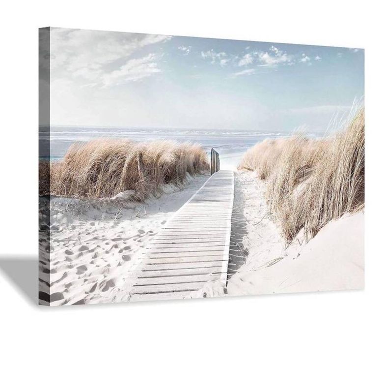 Wandbild Strand Natur - gerahmt! | Kaufen auf Ricardo