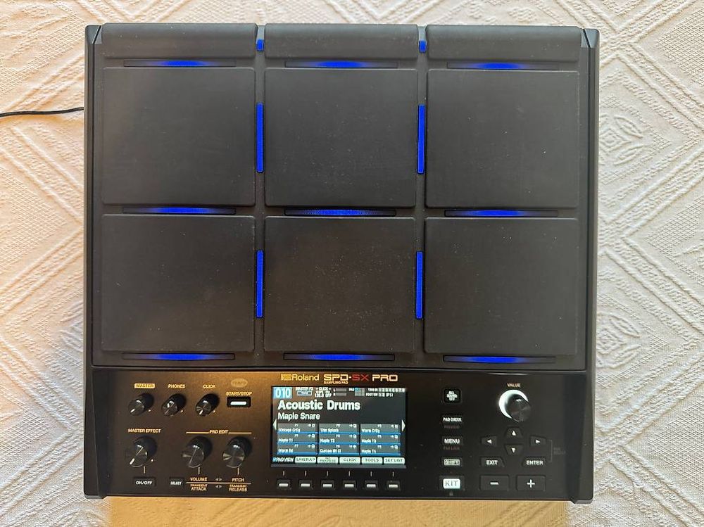 Roland SPD-SX Pro Sample Pad mit Zubehör und 9j. Garantie (Gebraucht ...