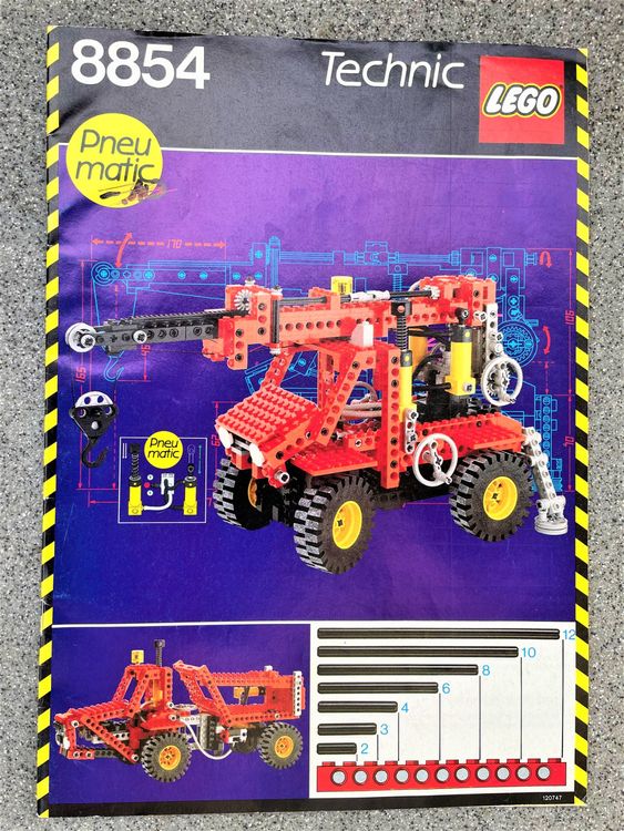 LEGO Technic # ANLEITUNG für UNIMOG mit Kran 8854 | Kaufen auf Ricardo