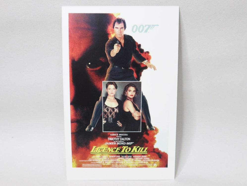 AK 007 James Bond Timothy Dalton US Poster Licence To Kill (Neu (gemäss Beschreibung)) in ...