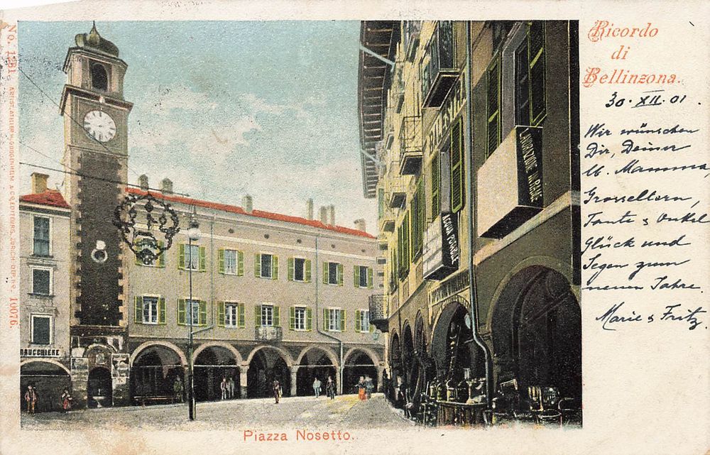 AK Ricordo di Bellinzona - Piazza Nosetto | Kaufen auf Ricardo