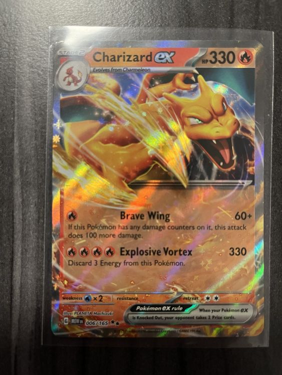 Pokemon 151 Charizard ex 006/165 EN | Kaufen auf Ricardo