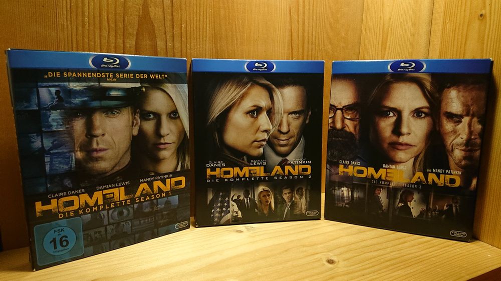HOMELAND Staffel 1 bis 3 auf Blu-Ray (Gebraucht) in Wilderswil für CHF ...