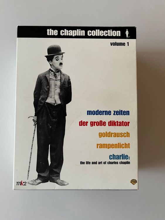 4 Filme + 1 Doku: "The Chaplin Collection Vol.1" (Gebraucht) in Attikon für CHF 29 – mit ...