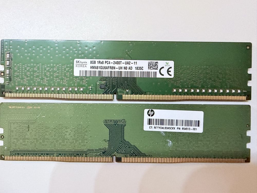 DDR RAM 16GB ( 8+8 ) Pc 4 2400T (Gebraucht) in Schlieren für CHF 39 ...