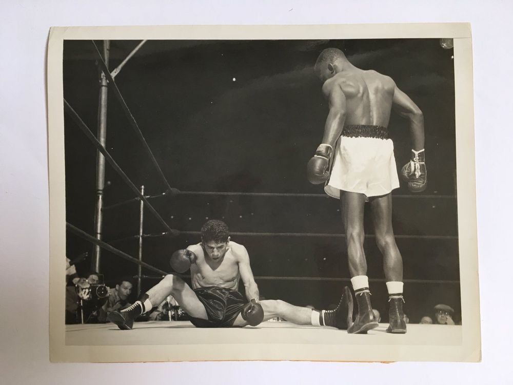 Boxen / Boxkampf, sensationelle VINTAGE Fotografie 1948 (Gebraucht) in ...