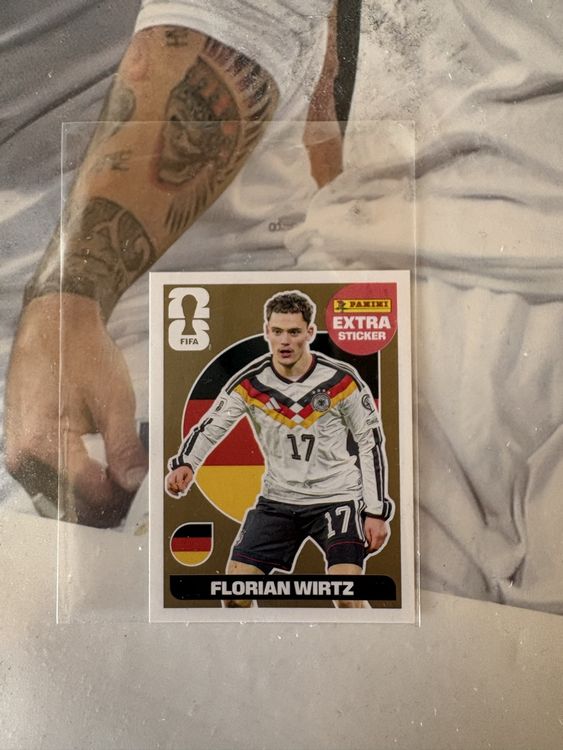 Panini Extra Sticker Florian Wirtz - WM 2026 Gold!! (Neu und ...