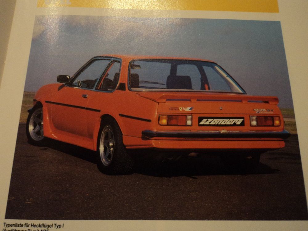 Prospekt Opel Zender 1990 mit Manta, Ascona , Kadett usw. (Gebraucht ...