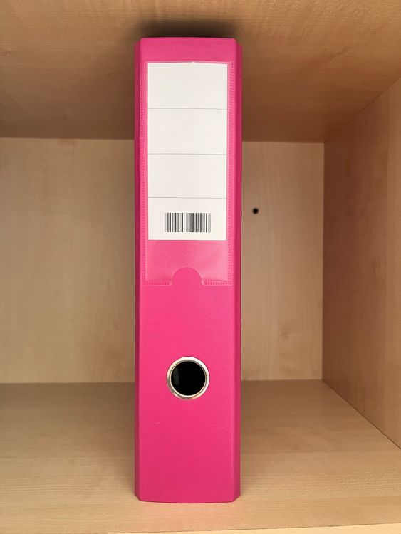 Ordner A4 7cm Pink in sehr gutem Zustand (Gebraucht) in Neuhausen für ...