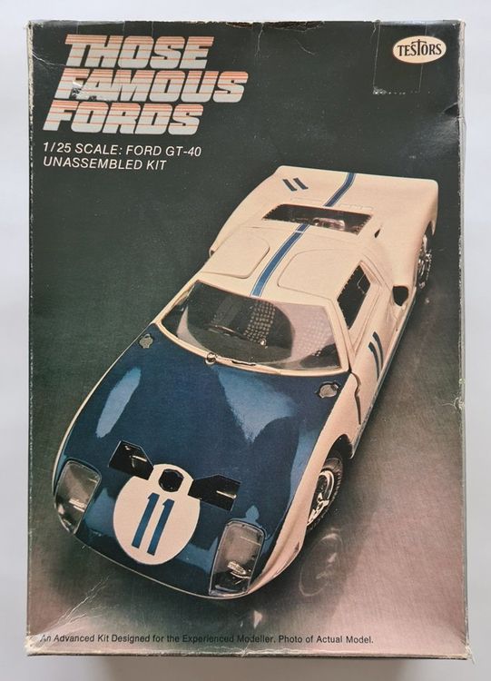 Ford GT-40 -Testors 1/24ème (Neu (gemäss Beschreibung)) in Bercher für ...