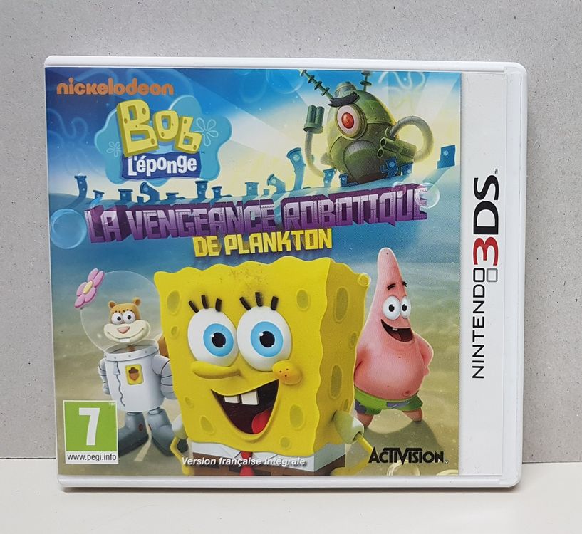 Spongebob Schwammkopf Planktons Fiese Robo Rache 3DS (Gebraucht) in ...