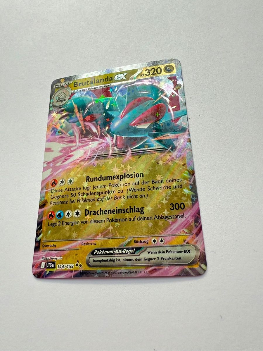 Pokemon JTG Brutalanda ex 114/159 DE (Neu (gemäss Beschreibung)) in ...